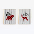 Buffalo Plaid Lumberjack Prints - Set of 2 – Wall and Wonder