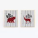 Buffalo Plaid Lumberjack Prints - Set of 2 – Wall and Wonder