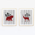 Buffalo Plaid Lumberjack Prints - Set of 2 – Wall and Wonder