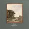 Vintage Forest Trees with Path Wall Art – Wall and Wonder